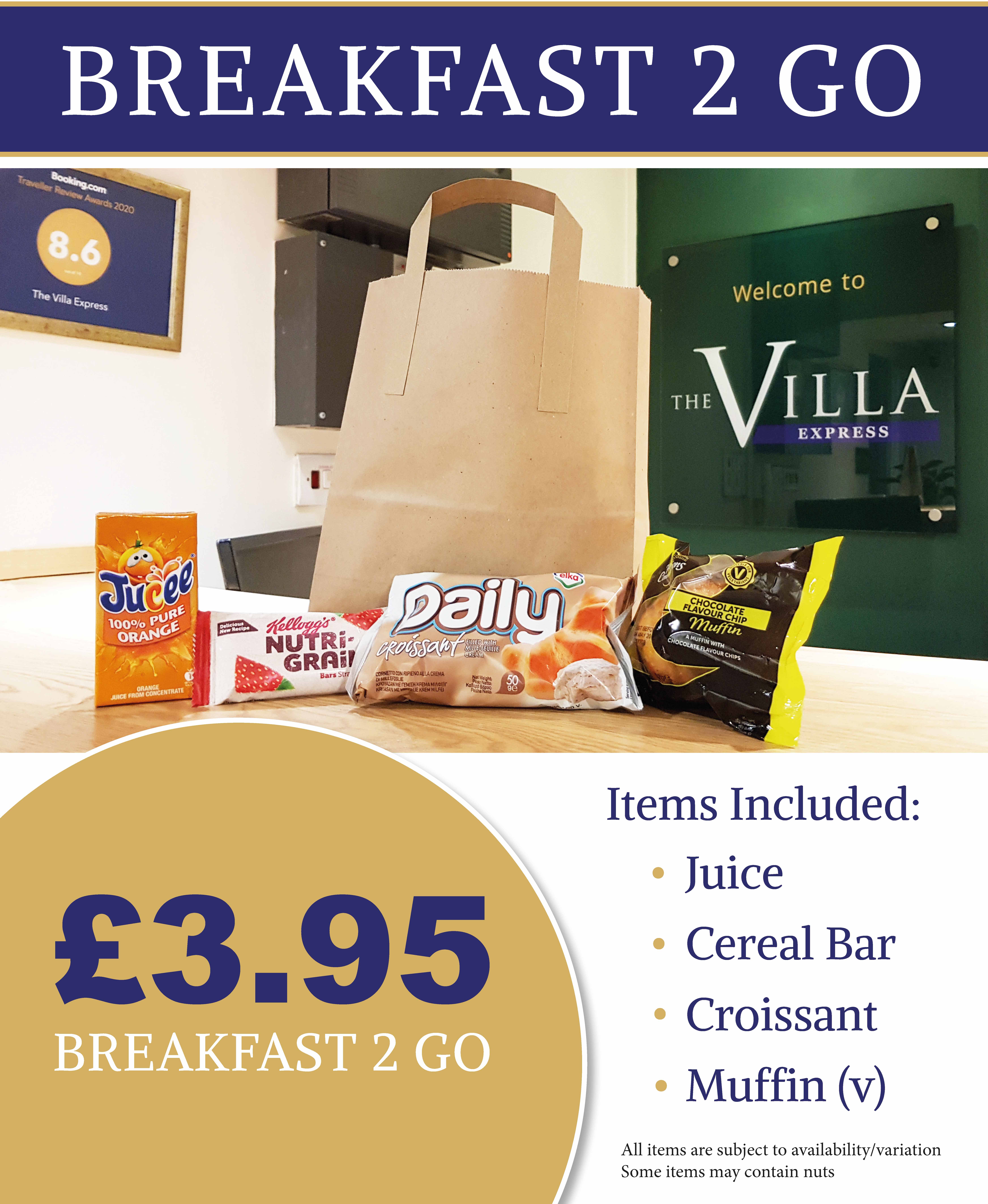 Breakfast 2 Go - The Villa Express : The Villa Express